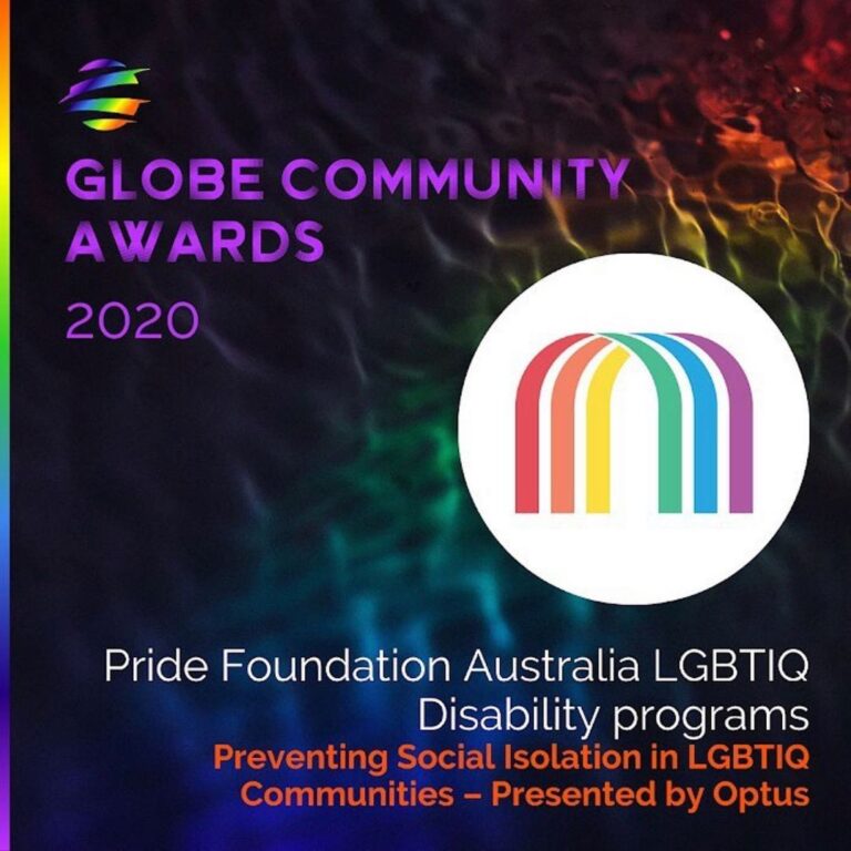 Pride Foundation Australia Won A Globe Award!- Pride Foundation Australia